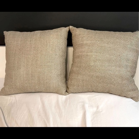 Pier 1 | Bedding | Gold Pier Throw Pillows | Poshmark
